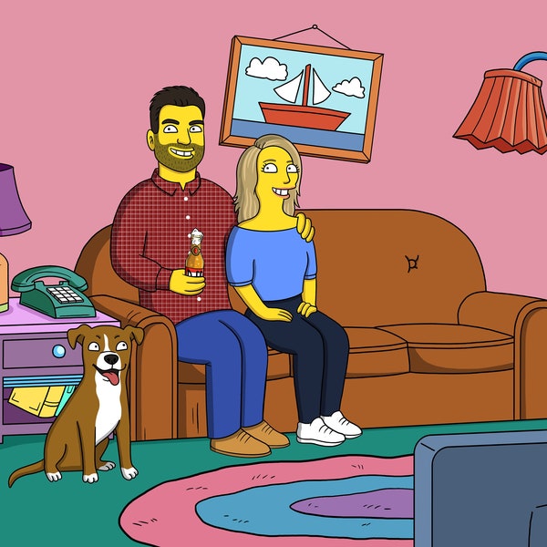 Simpsons Art - Etsy