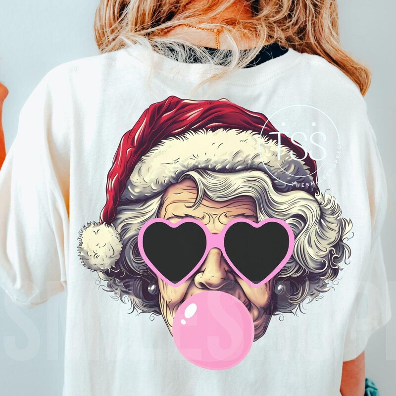 Mrs Claus Face - Etsy