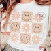 Vintage Boho Smile Png Checkered Smile Face Png Distressed Smile Daisy ...