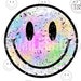 Preppy Smile Face Png Distressed Smile Face PDF Pink Smile Face Rainbow ...