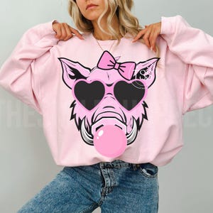 Razorback Blowing Bubble Png Razorback Mascot Preppy PNG Preppy Mascot ...