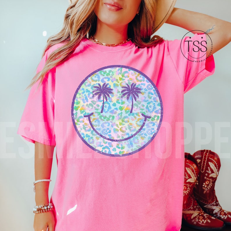 Distressed Smile Face Png Bundle Beach Vibes Png Summer Png - Etsy