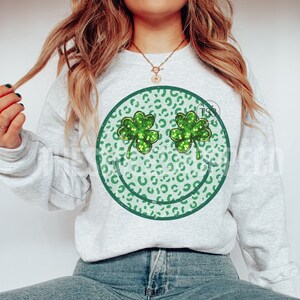 Happy St. Patrick's Day Png Shamrock Png St Patty's Png Retro Shamrock ...