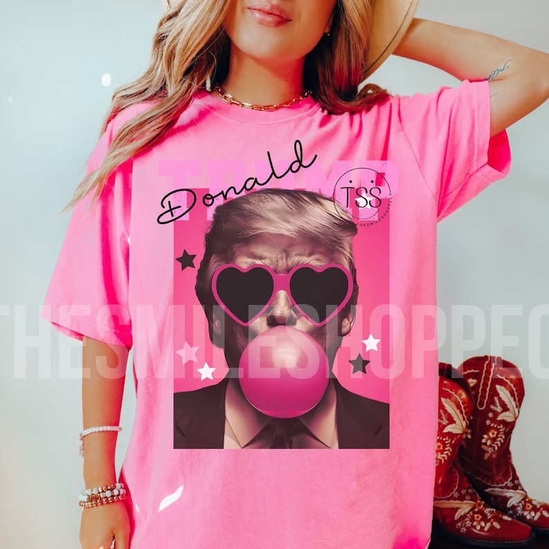 Donald Trump PNG: Bubble Gum, Pink Sunglasses (digital Download) - Etsy