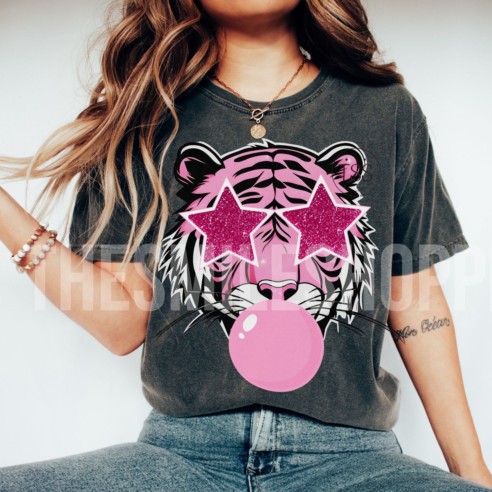 Tiger Blowing Bubble Png Tiger PNG Tigers Mascot Preppy PNG Preppy ...