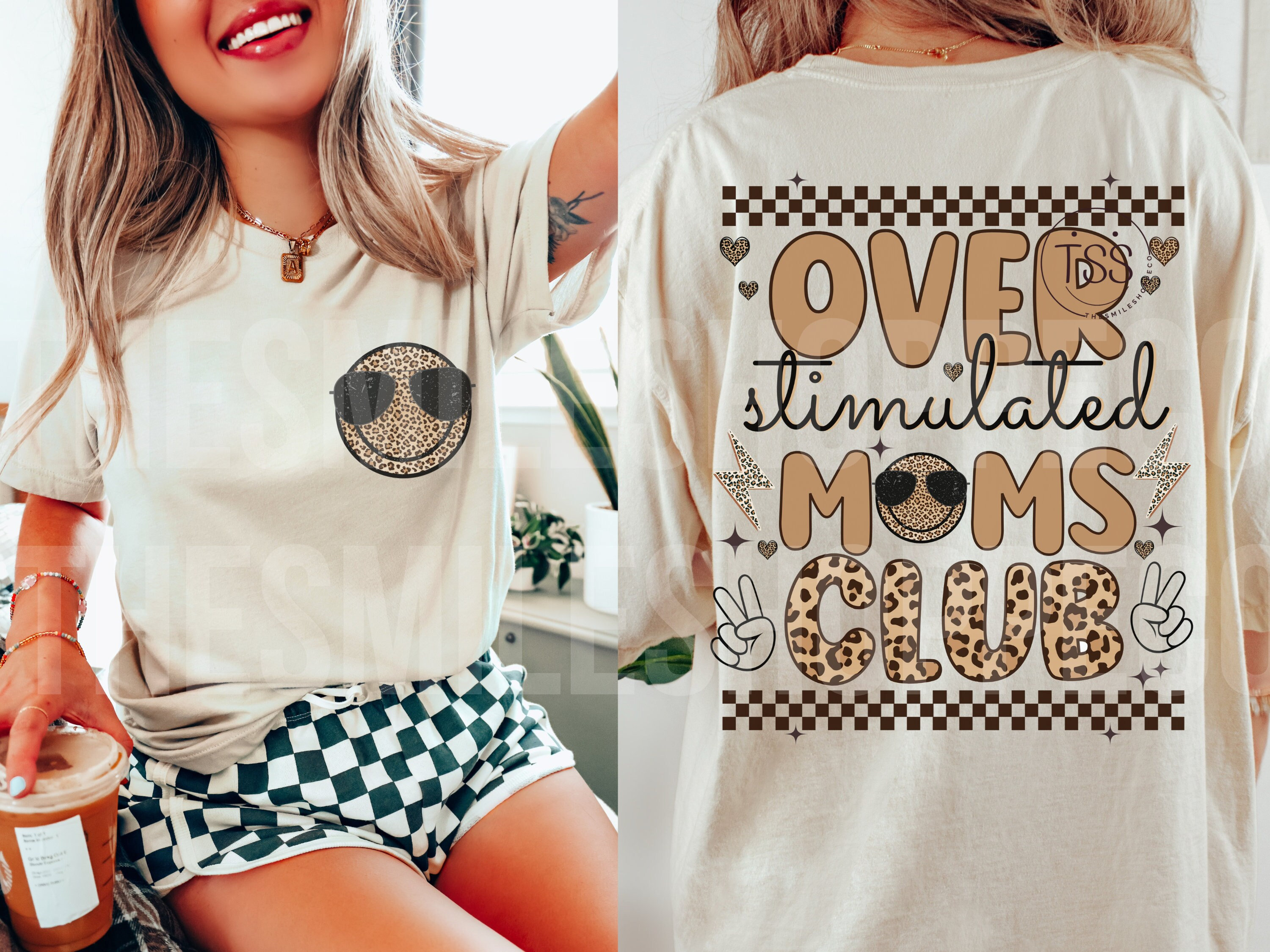 Over Stimulated Moms Club Png Overstimulated Png Leopard Smile Face Png ...