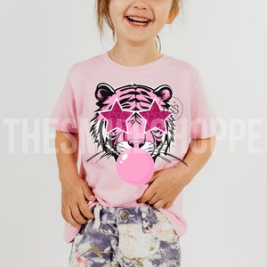 Tiger Blowing Bubble Png Tiger PNG Tigers Mascot Preppy PNG Preppy ...