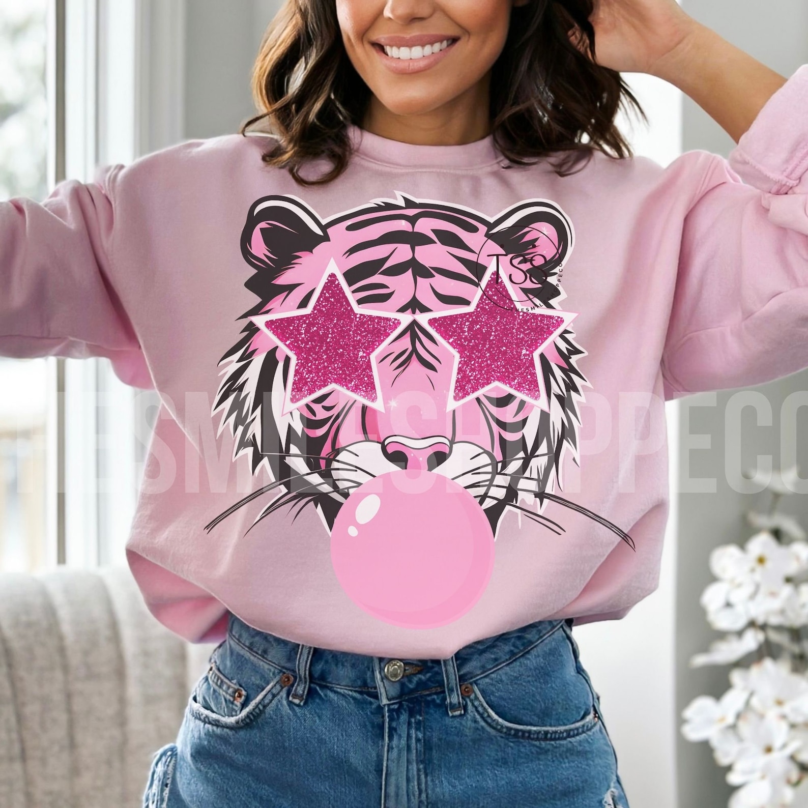 Tiger Blowing Bubble Png Tiger PNG Tigers Mascot Preppy PNG Preppy ...