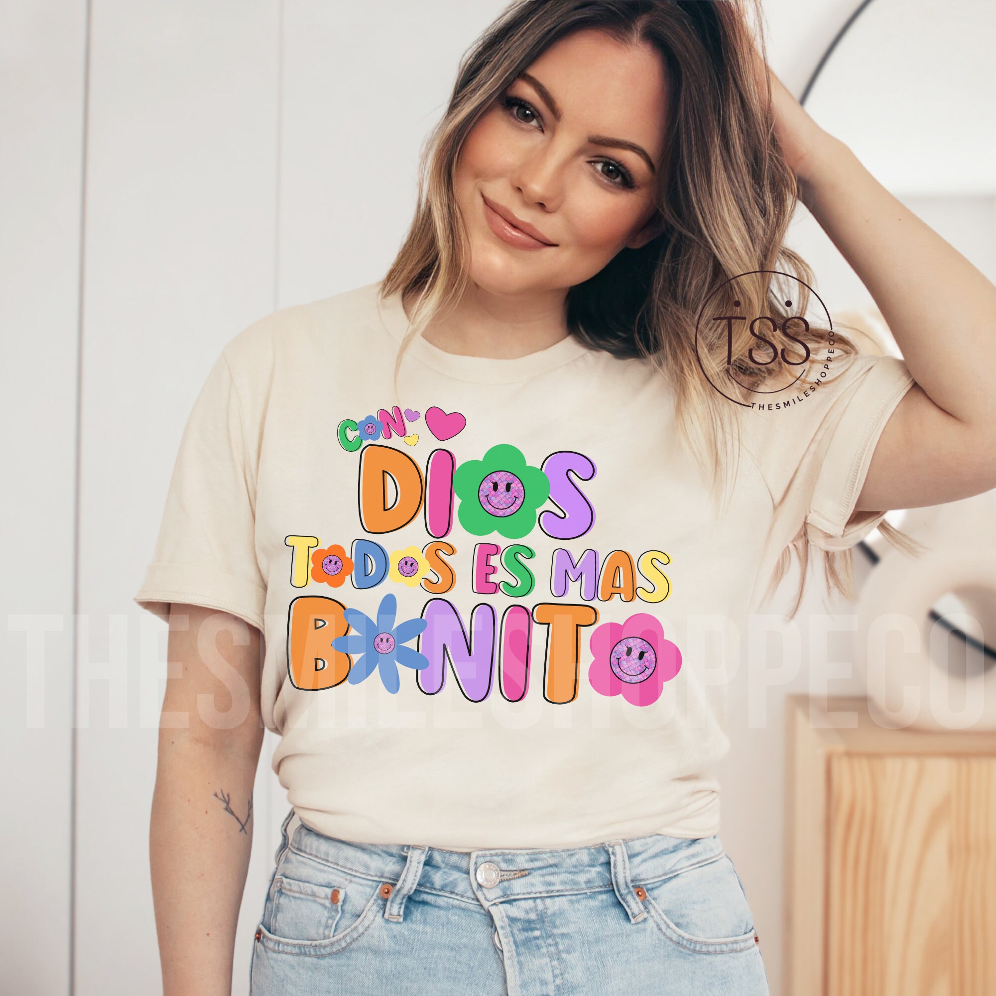 Distressed Smile Con Dios Todo Es Mas Bonito Png Manana Sera Bonito ...
