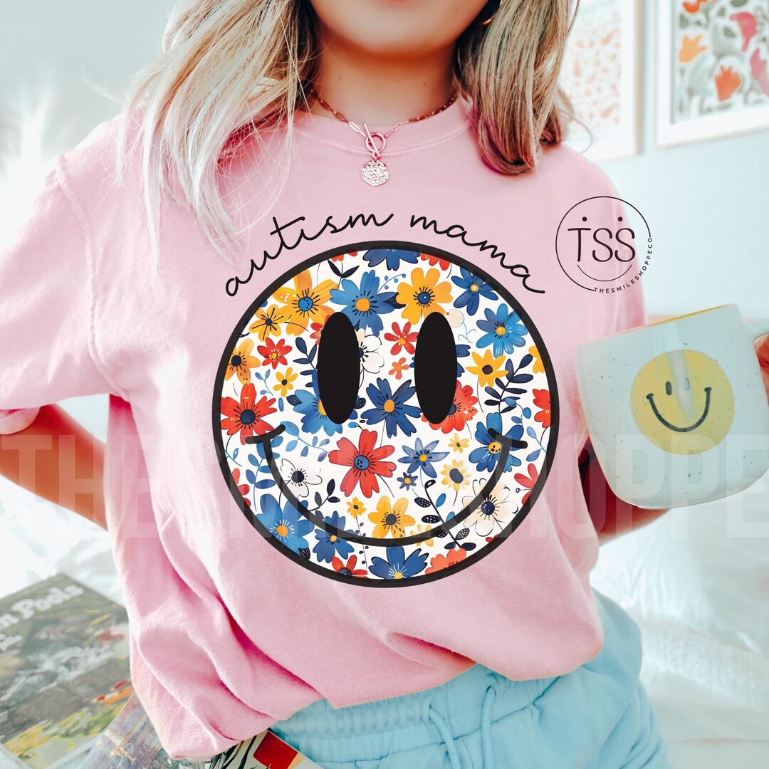 Floral Autism Mama PNG: Autism Awareness Month (digital Download) - Etsy