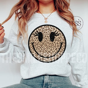 Leopard Smile Face PNG Retro Smile Png Cheetah Smile Face Png ...