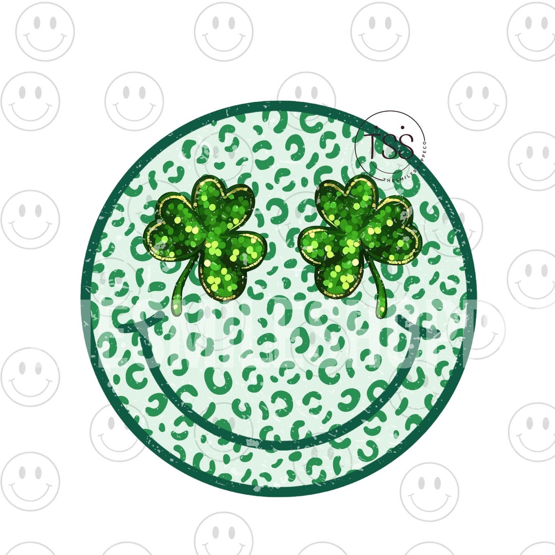 Happy St. Patrick's Day Png Shamrock Png St Patty's Png Retro Shamrock ...