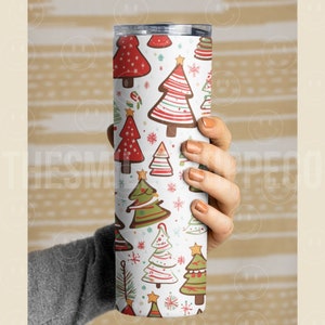 Retro Christmas Tree Seamless Pattern: PNG, JPG (digital Download) - Etsy