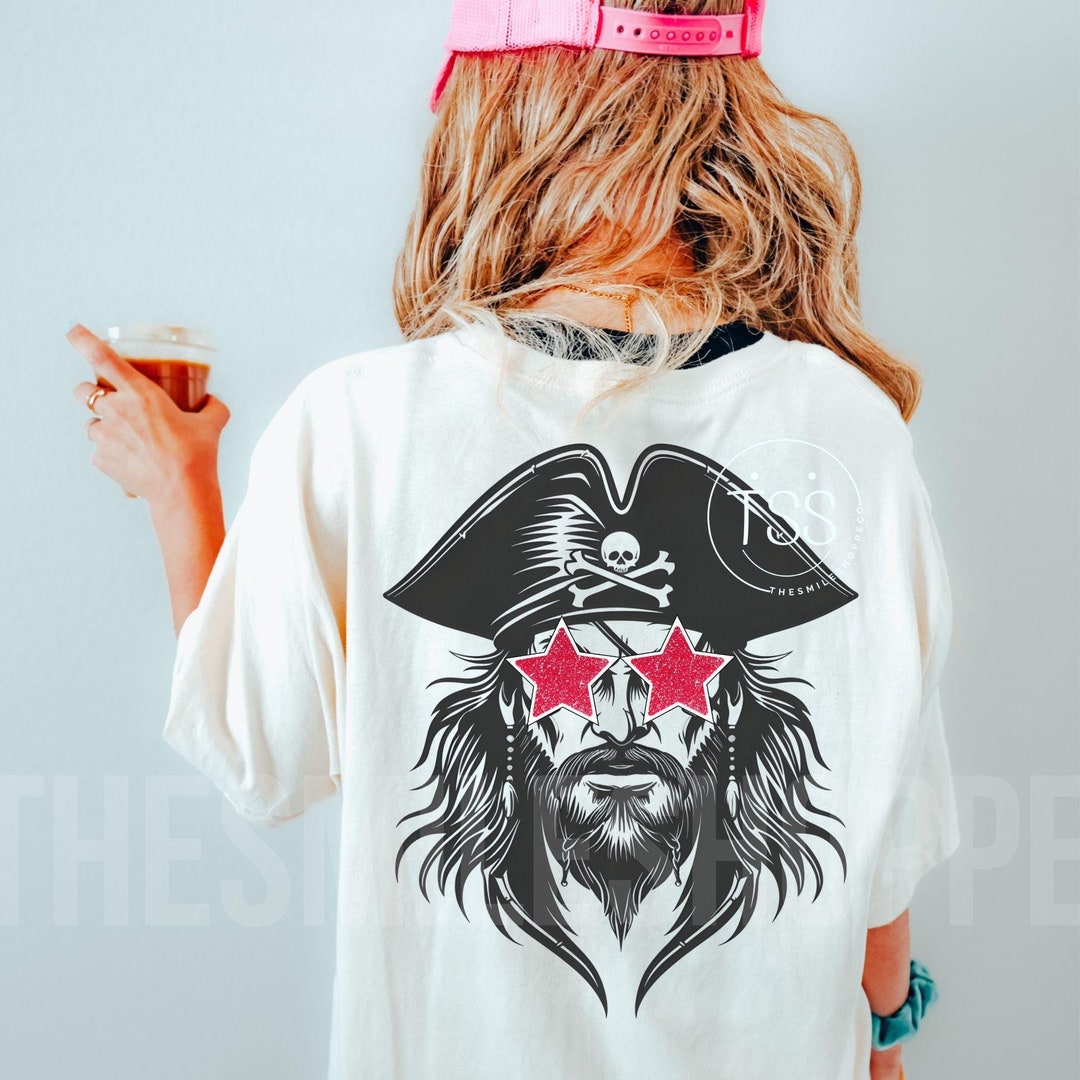 Star Eyed Pirate Mascot PNG: Preppy Sublimation Design (digital ...