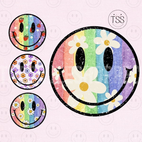 Preppy Smiley Face - Etsy