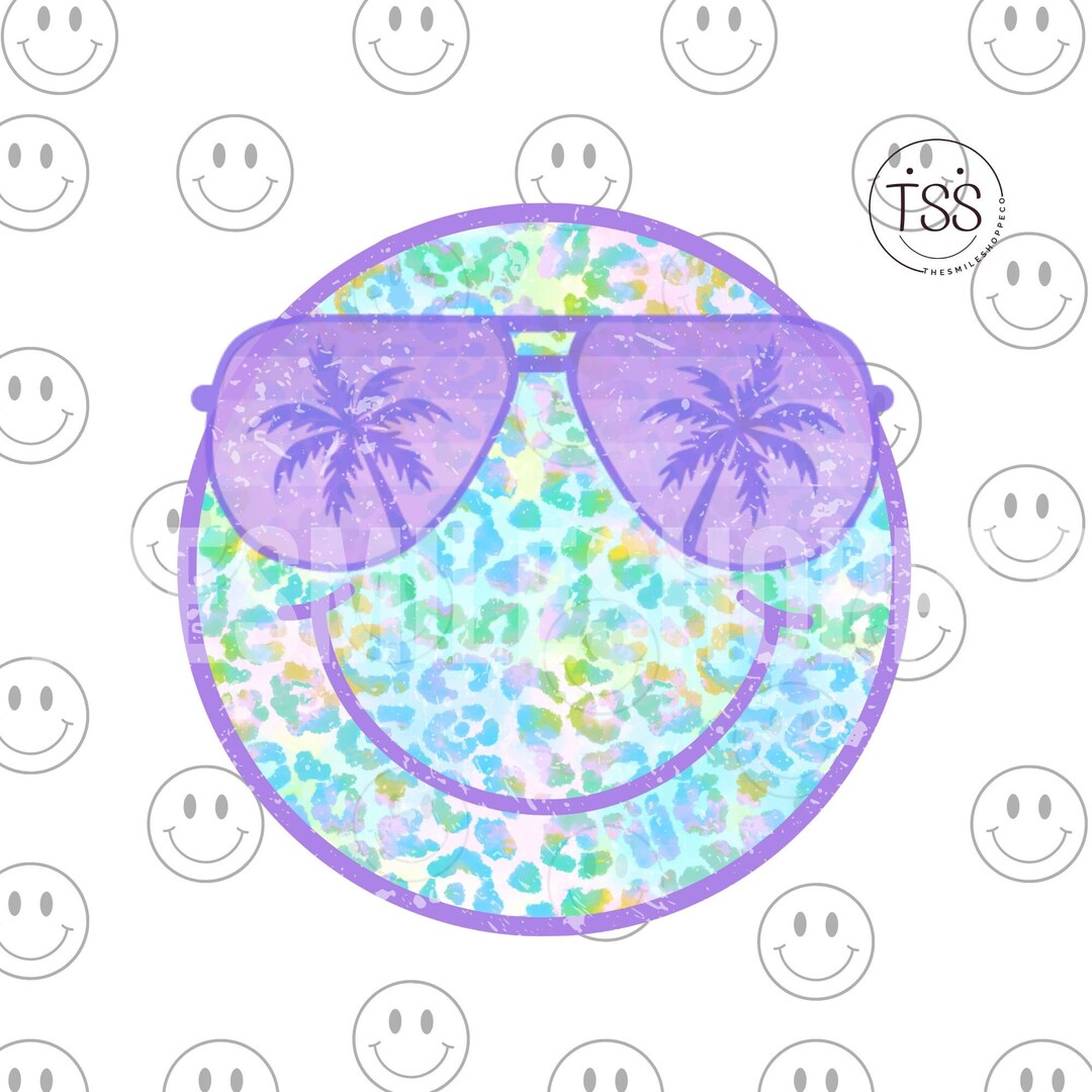 Distressed Smile Beach Vibes Png Summer Png Aviator Sunglasses - Etsy