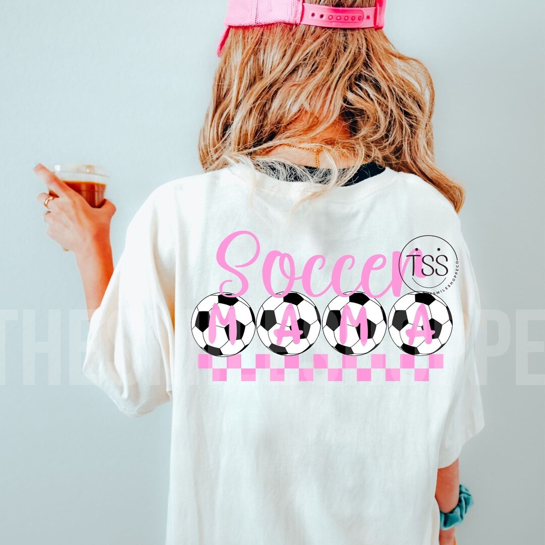 Checkered Soccer Mama PNG Soccer Vibes Png Checkered Soccer Game Day ...