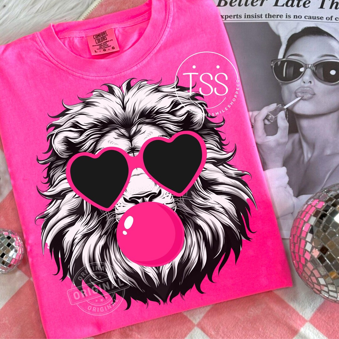 Lion Blowing Bubble Png Lion PNG Lion Mascot Preppy PNG Preppy Mascot ...