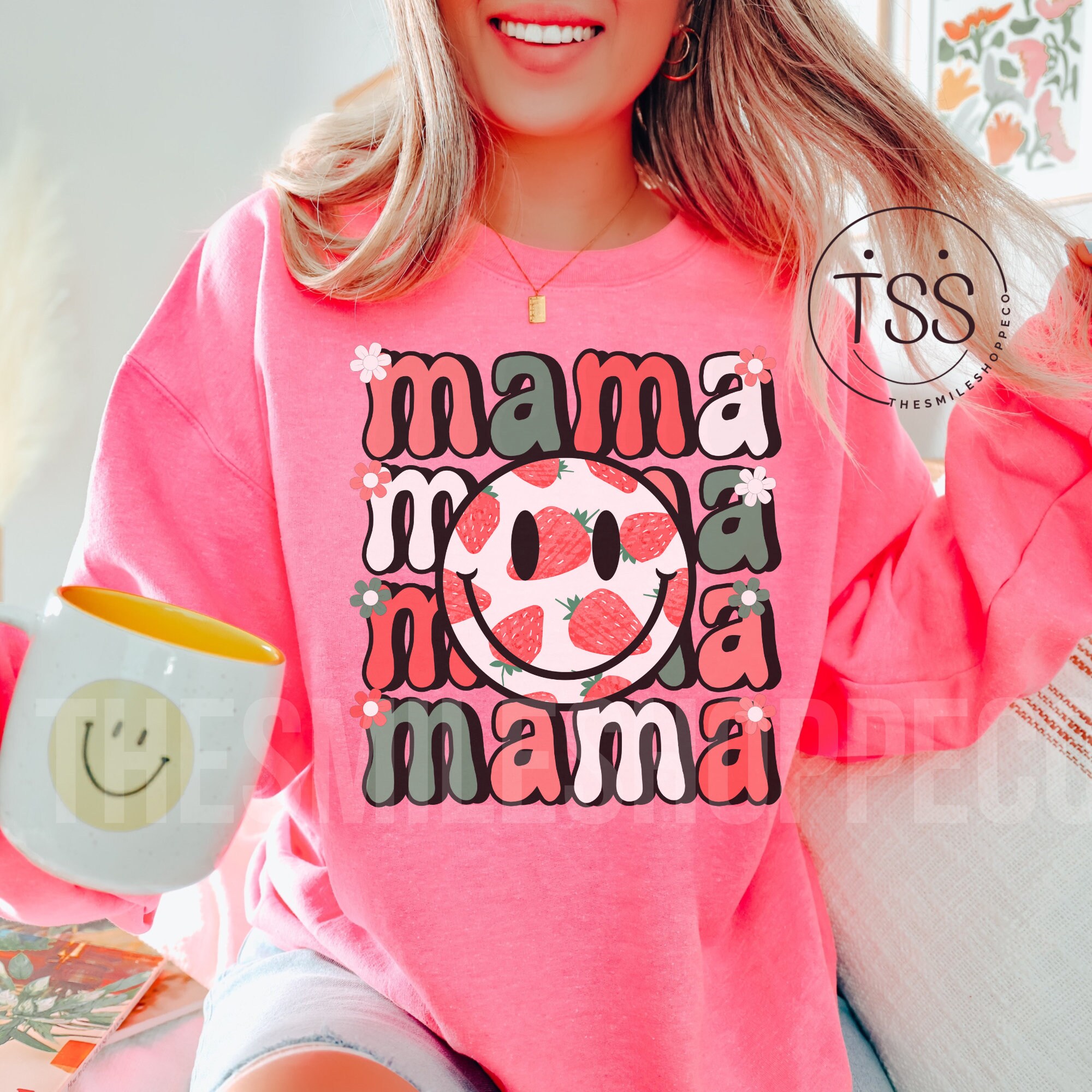 Retro Mama Mini PNG Matching Mama Mini Png Retro Smiley Png - Etsy
