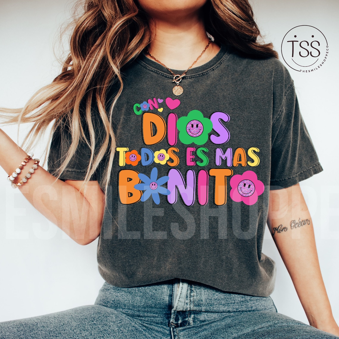 Distressed Smile Con Dios Todo Es Mas Bonito Png Manana Sera Bonito ...