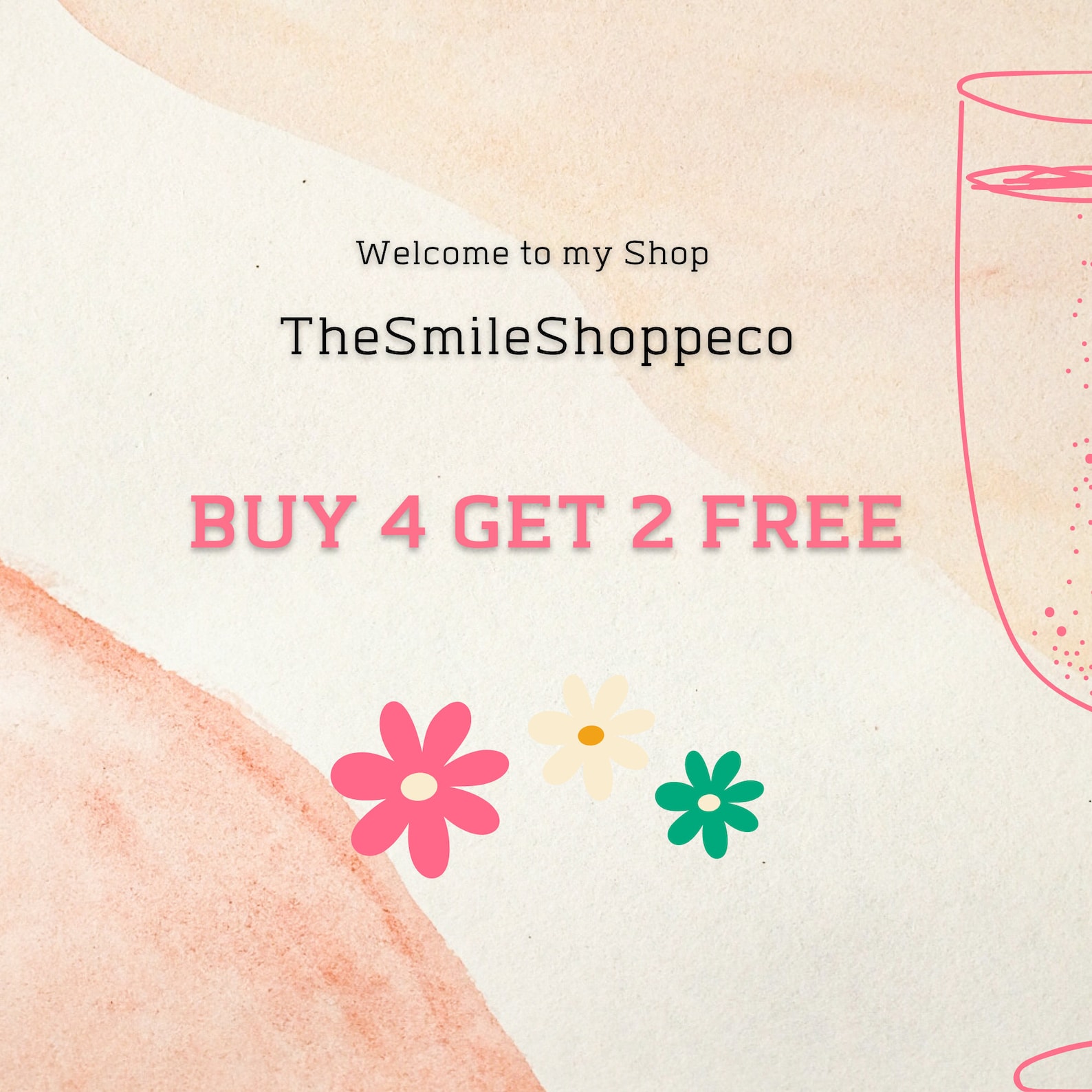 Daisy Smile Png Floral Smile Face Distressed Smile Simple Flower Smiley ...
