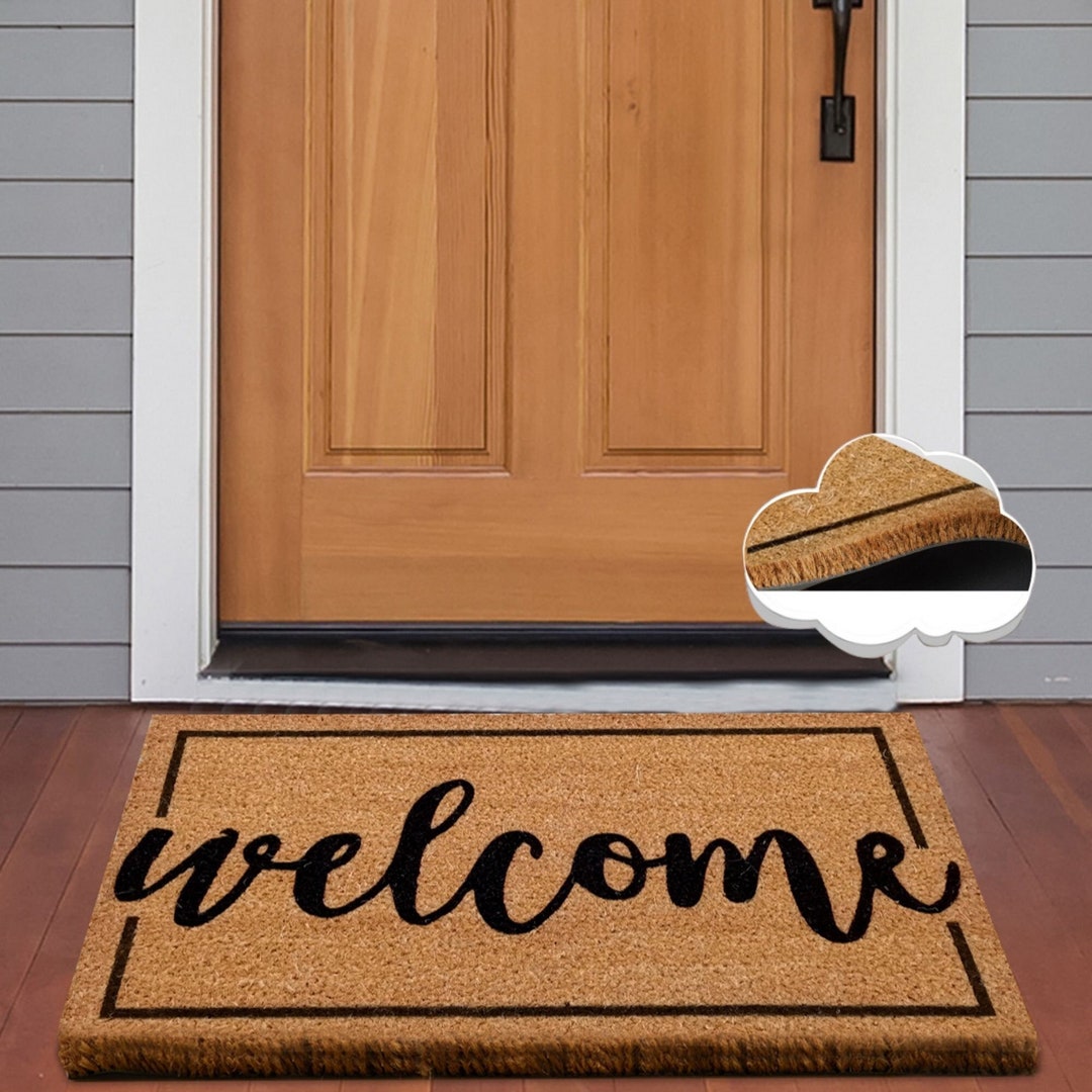 Welcome Outdoor Rug, Large Welcome Writing Doormat, Home Gift, Wedding ...