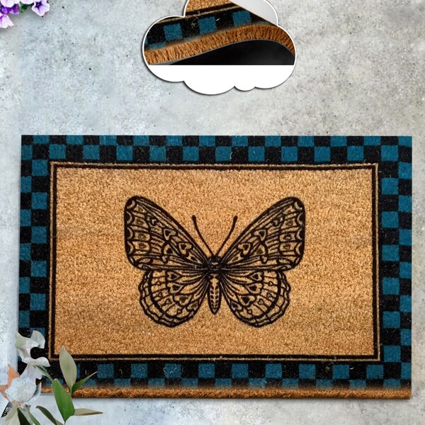 Outdoor Butterfly Rug - Etsy