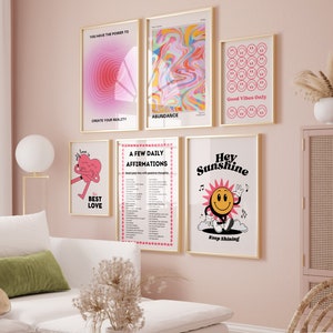 Aura Poster, Retro Gradient Poster, Psychedelic Print, 70s Poster ...