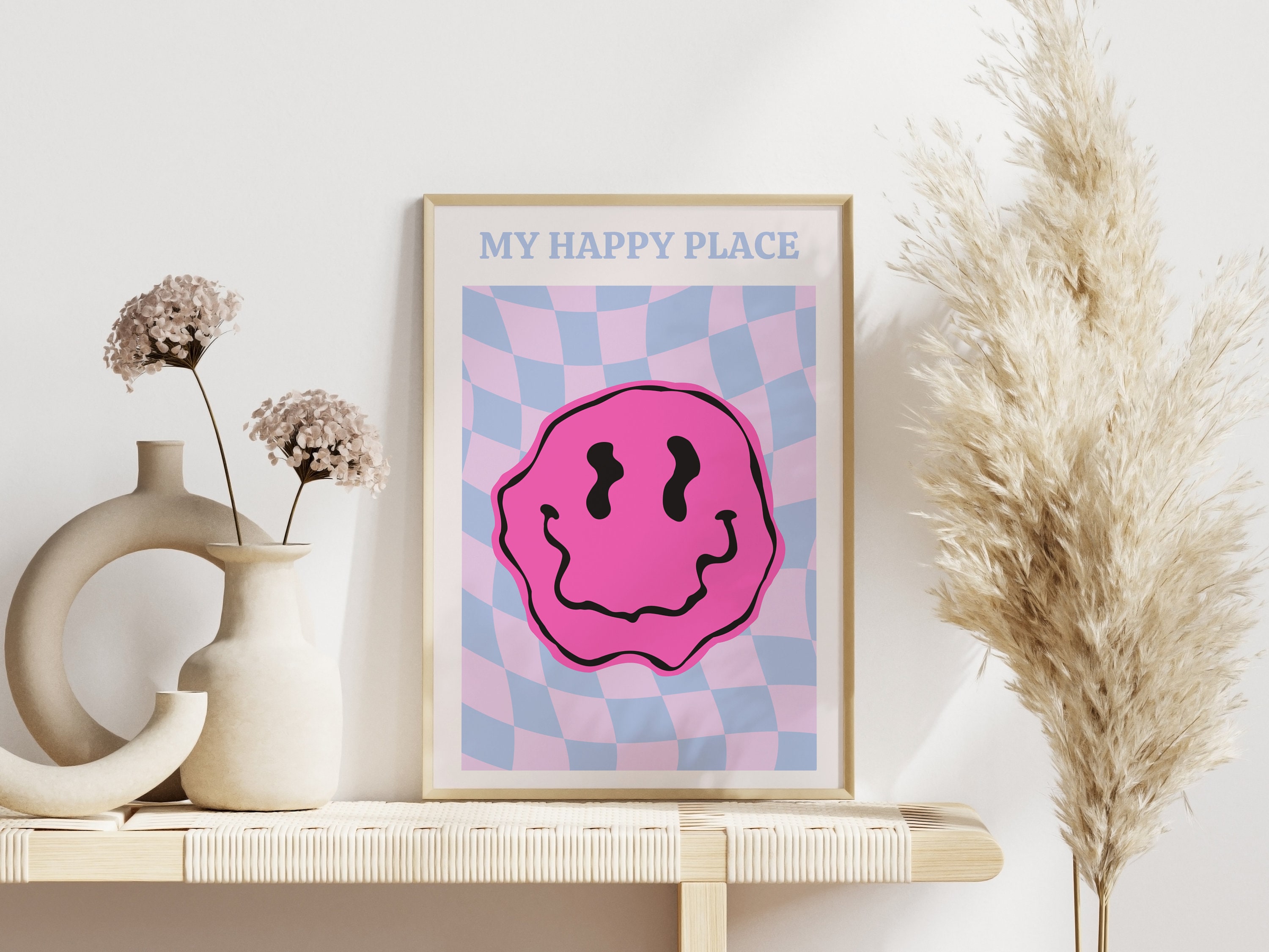 Pink Retro Poster Preppy Poster Print Retro Quote Poster - Etsy