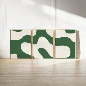 3 Piece Wall Art, Gallery Wall Set, Abstract Wall Art, Aesthetic Poster ...