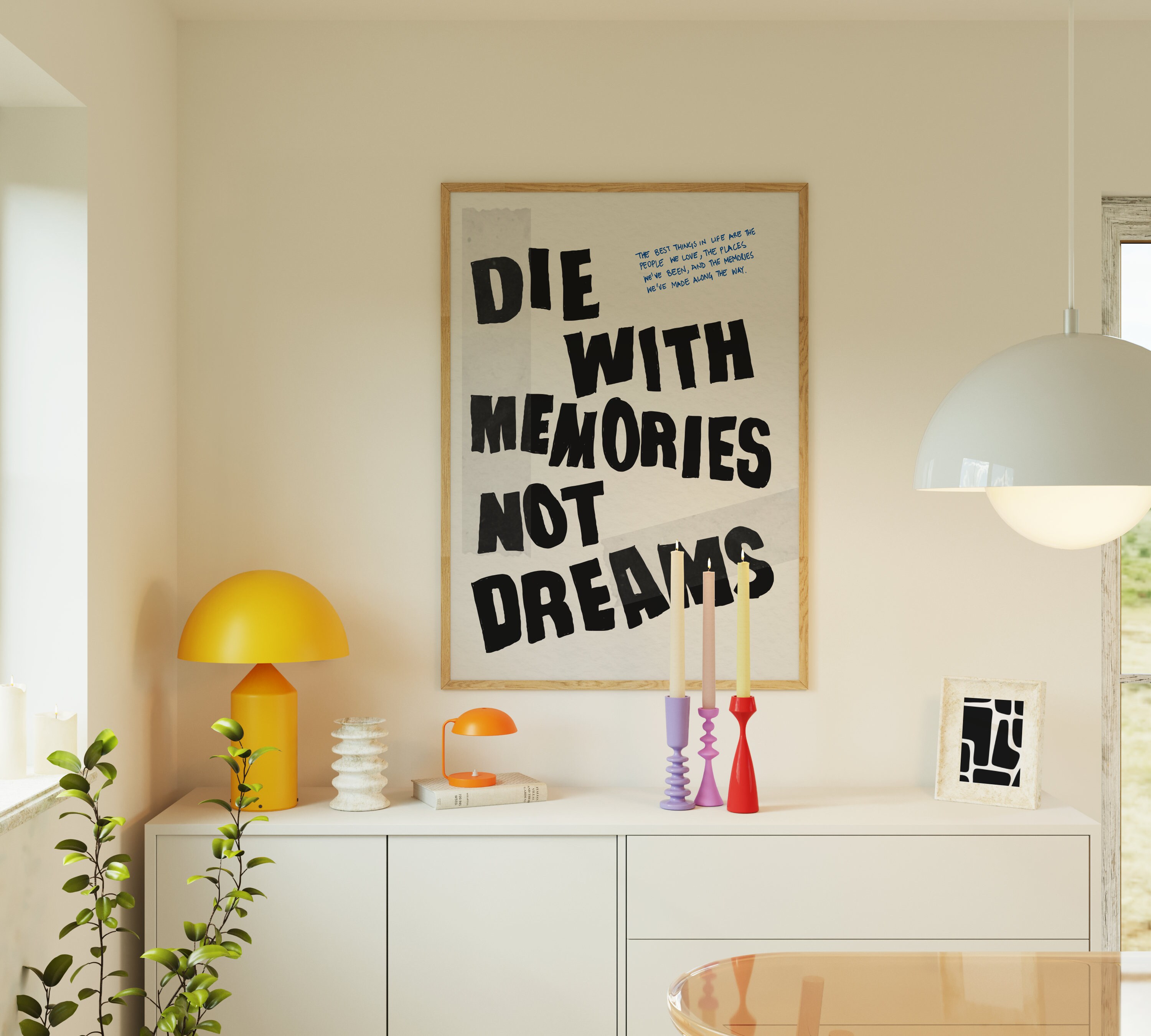 Retro Wall Art, Motivational Quote, Room Decor for Teens, Y2k Room ...