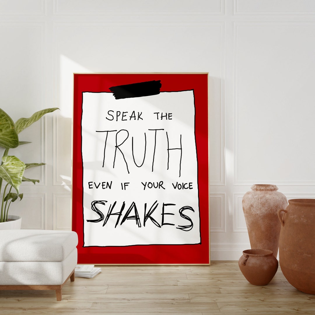 Retro Wall Art, Motivational Quotes, Retro Poster, Typography Print ...