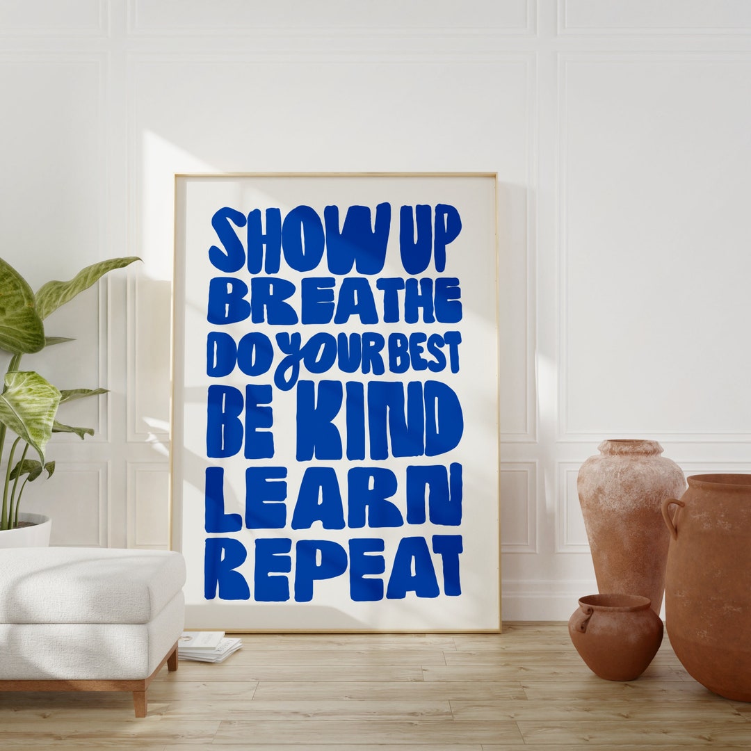 Retro Wall Art, Motivational Quote, Room Decor for Teens, Y2k Room ...