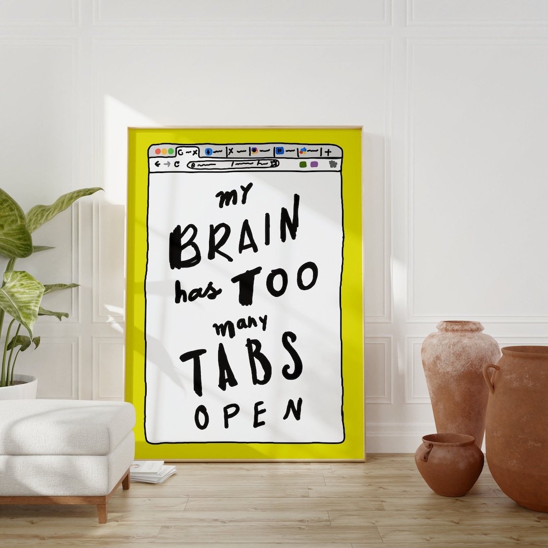 Funny Wall Art, Retro Poster, Funky Art Print, Retro Wall Art ...