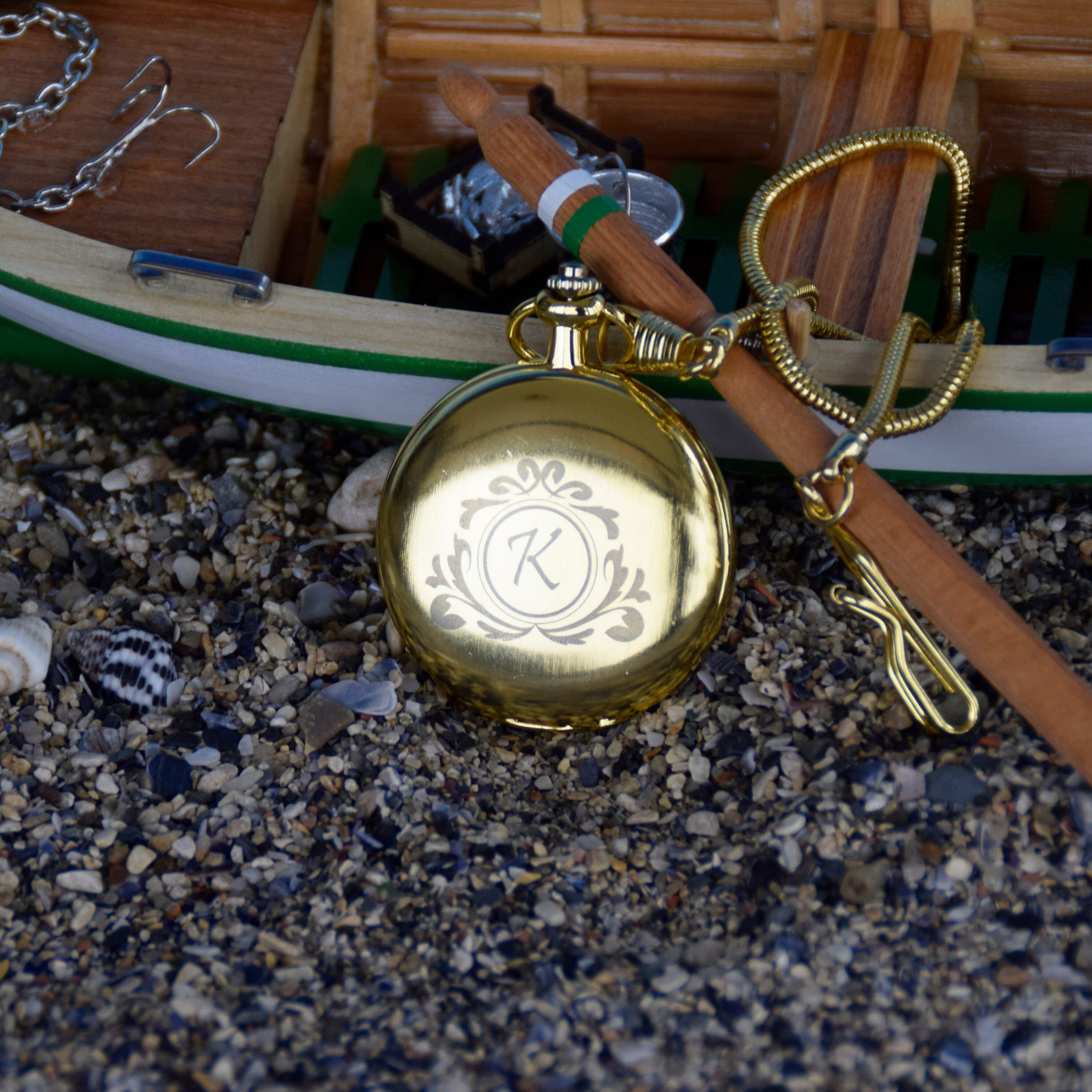 Personalized Gold Color Pocket Watch With Picture and Gift - Etsy