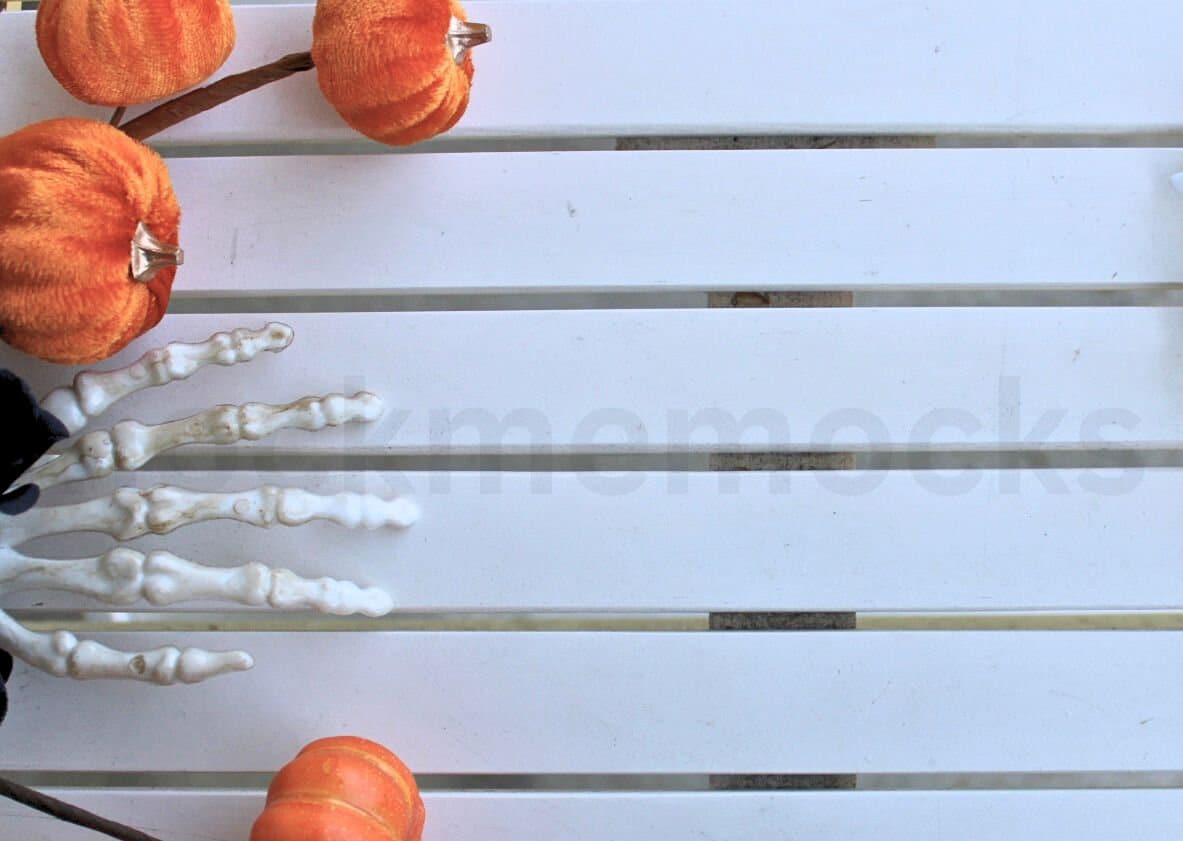 Background Mockup Flat Lay Halloween Mock Fall Themed Image Stock ...