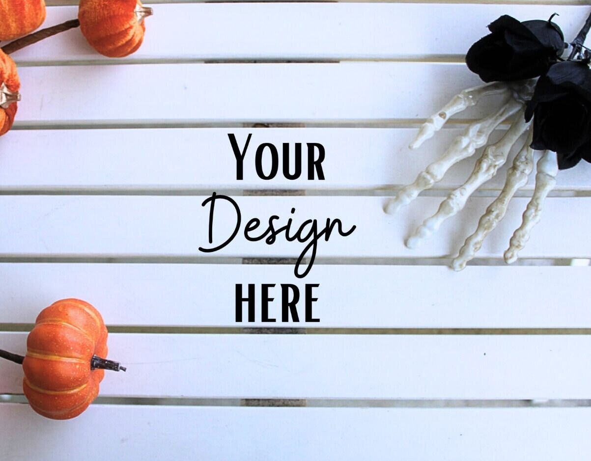 Background Mockup Flat Lay Halloween Mock Fall Themed - Etsy