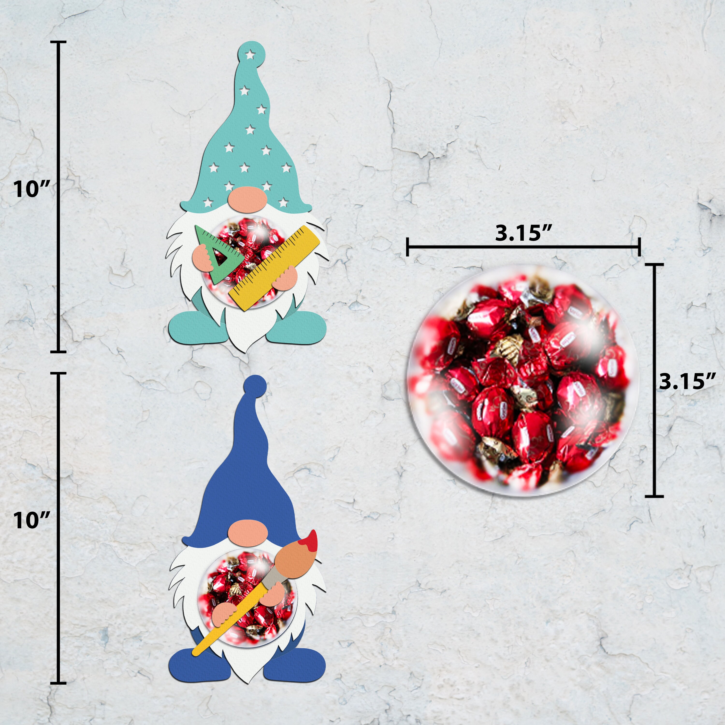 School Gnomes Candy Dome Svg, Gnome School Paper Ornament,gnome Teacher ...