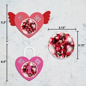 Valentine Heart Candy Dome Svg, Valentine Heart Lock Candy Ornament Svg ...
