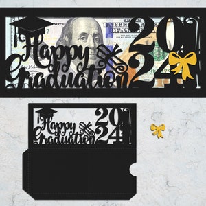Graduation Money Envelope Class of 2024 Cut File Svg,graduation Card ...