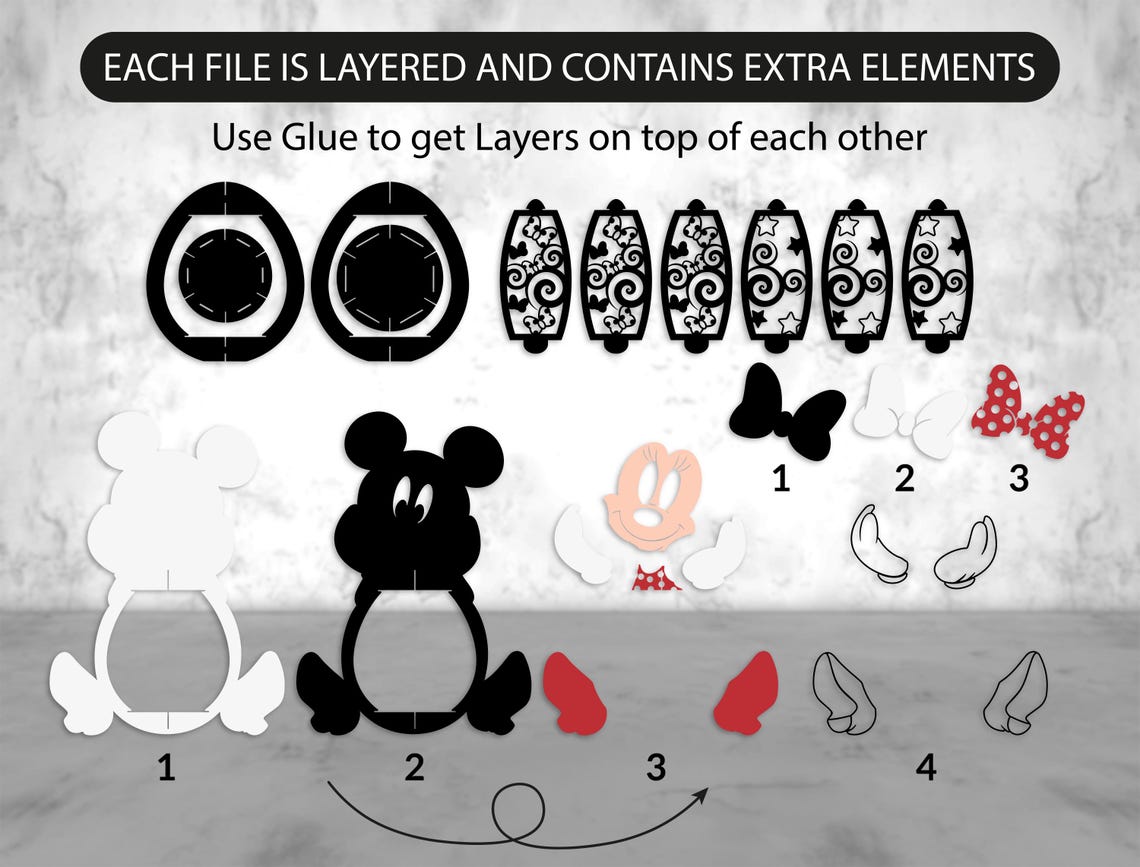 Cartoon Funny Paper Lantern Paper Cut File Svg ,cartoon Character ...