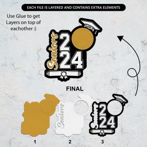 Graduation Candy Dome Svg, Senior Class of 2024 SVG, Graduation Candy ...