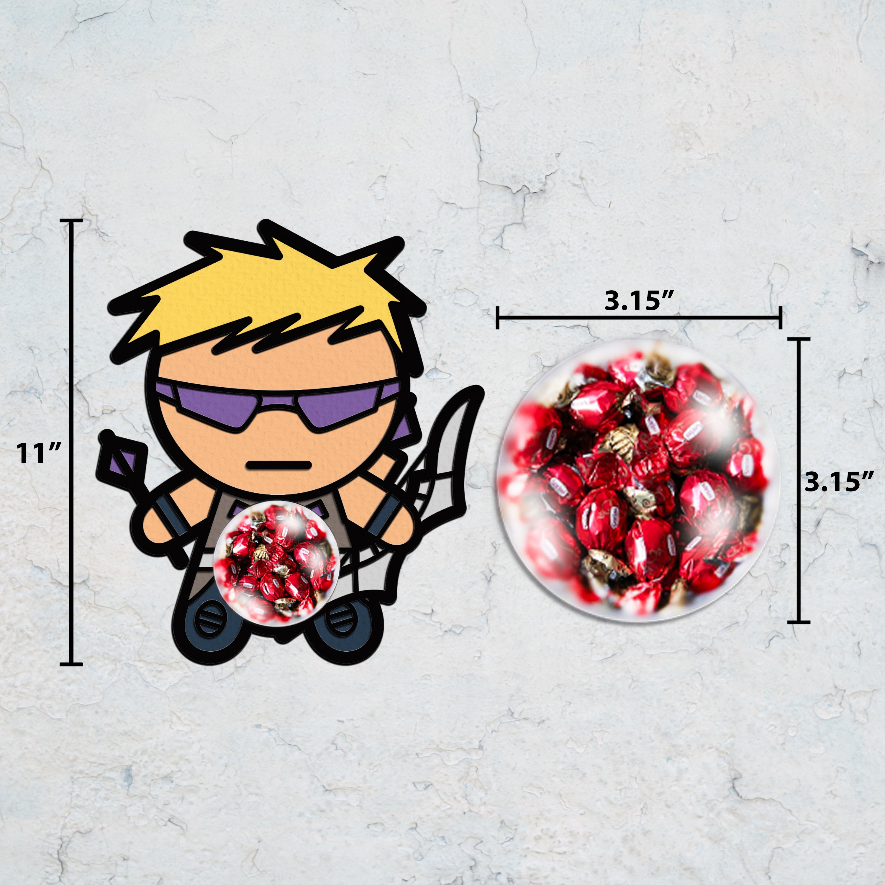 Superhero Candy Dome Bundle Svg, Chibi Superhero Candy Holder Svg ...