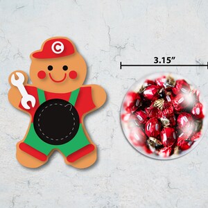 Christmas Gingerbread Candy Dome Svg, Gingerbread Candy Ornament ...