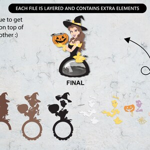 Cartoon Princess Candy Dome Cut File ,cartoon Halloween Holder Svg ...