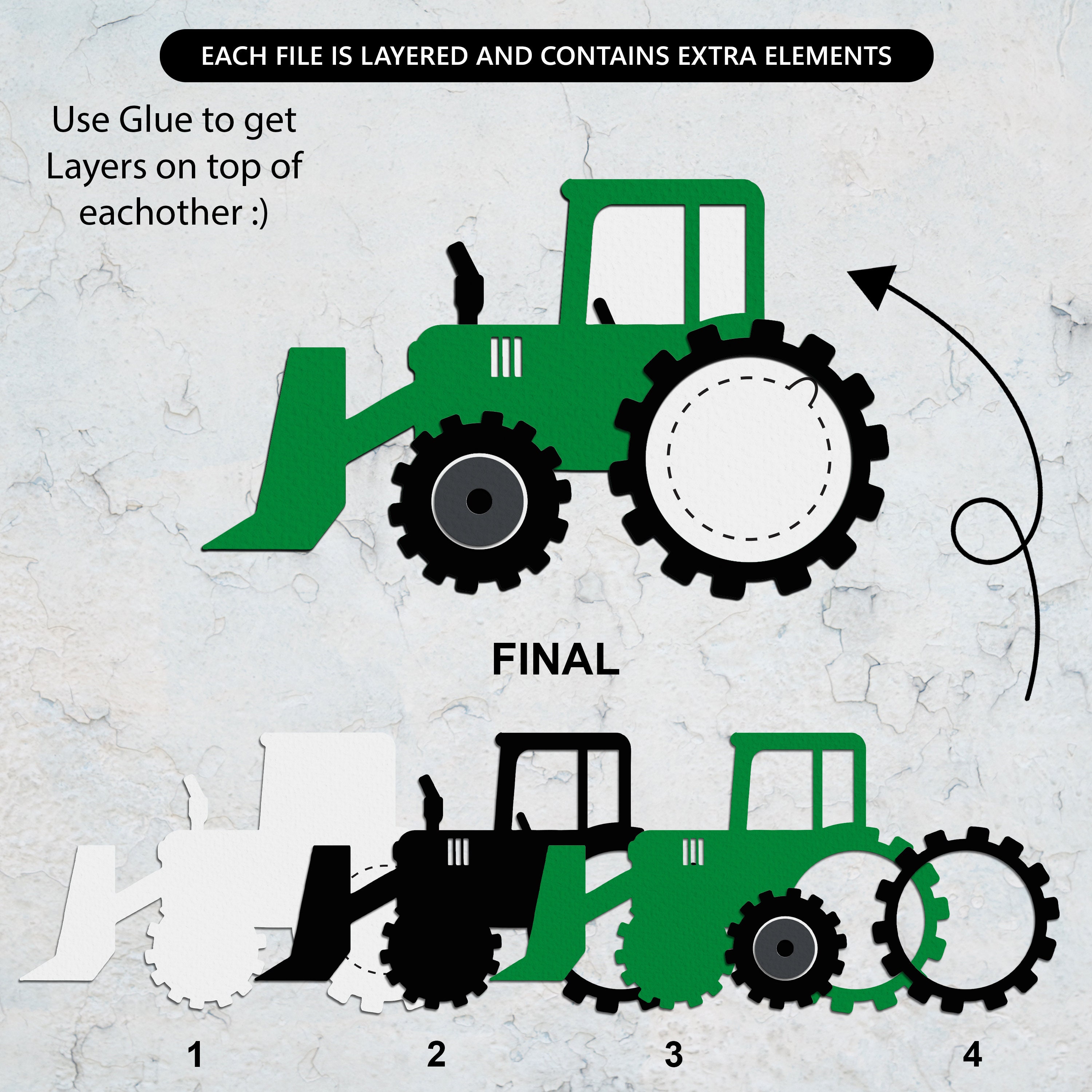 Tractor Candy Dome Bundle Svg, Tractor Chocolate Holder Svg,tractor ...