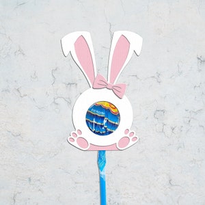 Cute Easter Lollipop Holder Cut File ,rabbit Holder Svg, Easter ...