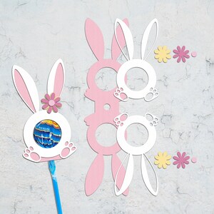 Cute Easter Lollipop Holder Cut File ,rabbit Holder Svg, Easter ...