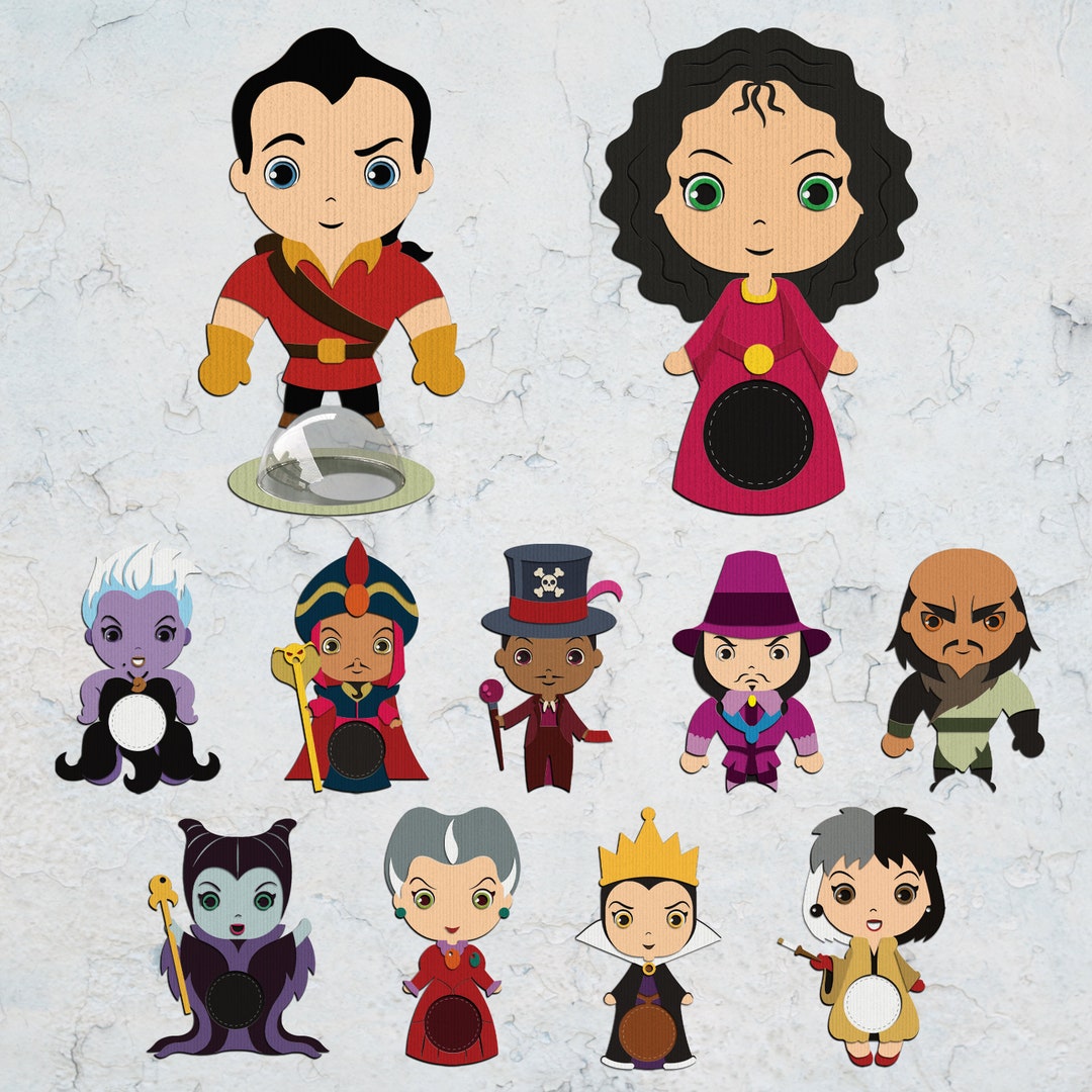 Villain Friends Candy Dome Svg, Villains Candy Ornament Svg, Chocolate ...