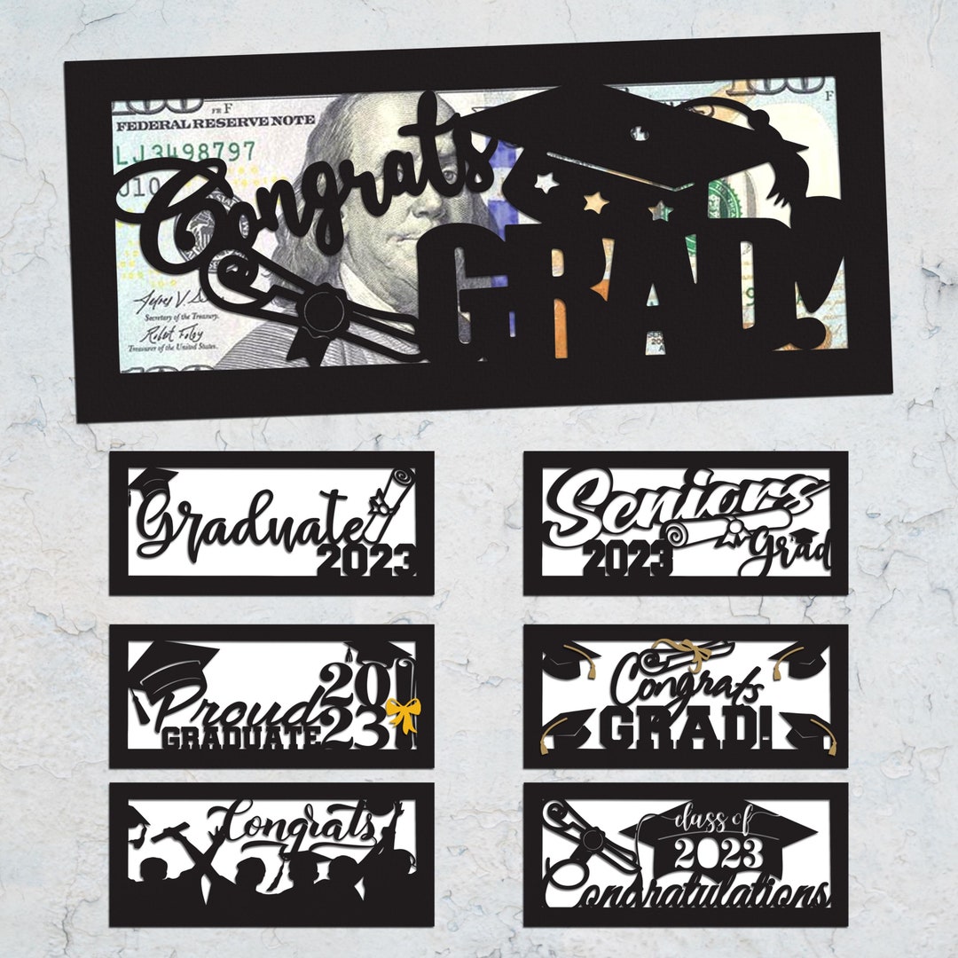 Graduation Money Envelope Class of 2023 Template,graduation Card Svg ...